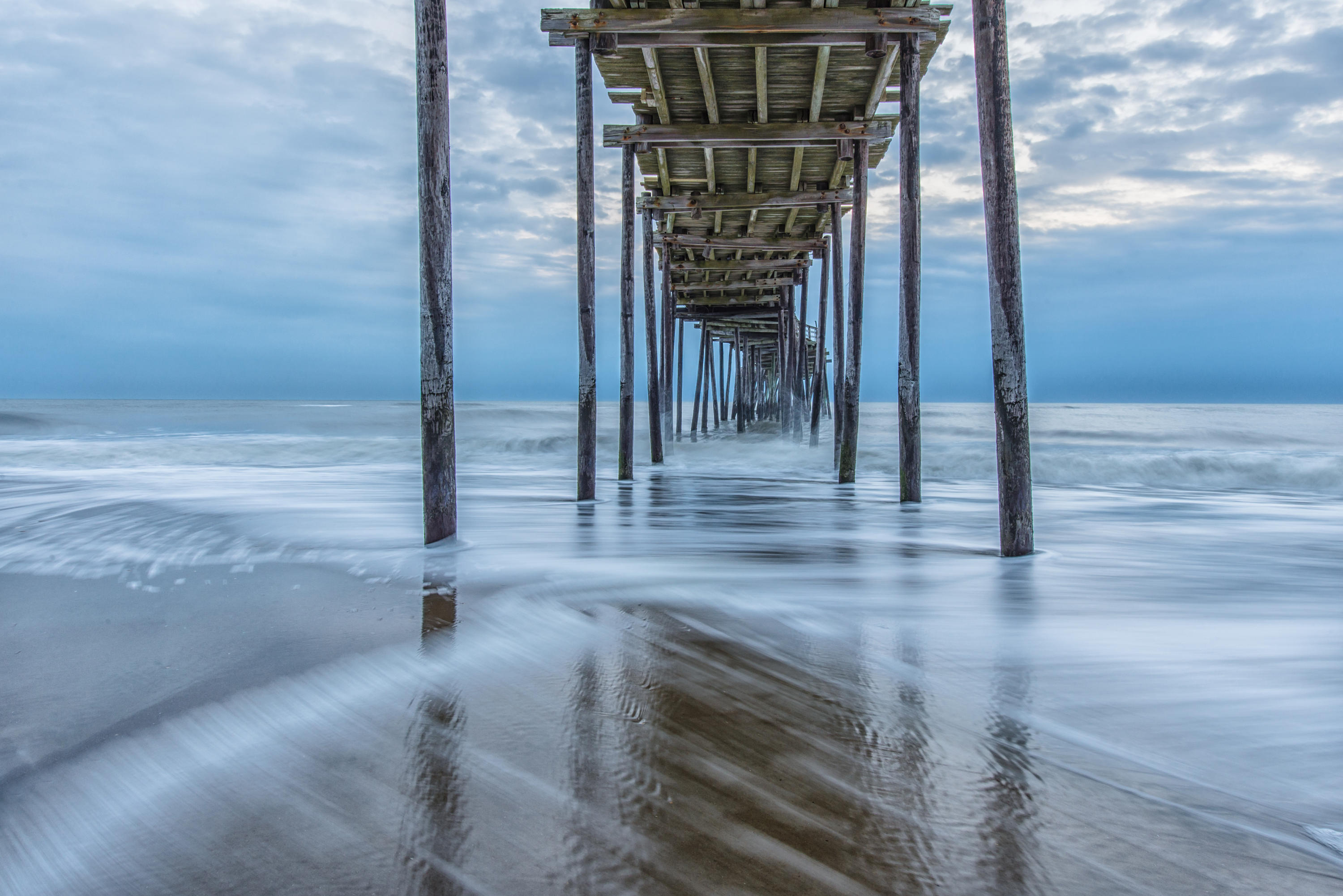 Outer Banks Photo, OBX Pier Print, Ocean Pier Art, Pier Wall Art, "avon ...