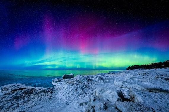 Colorful Lights In The Sky