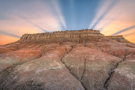 Badlands National Park Badlands Wall Art Western Metal - Etsy