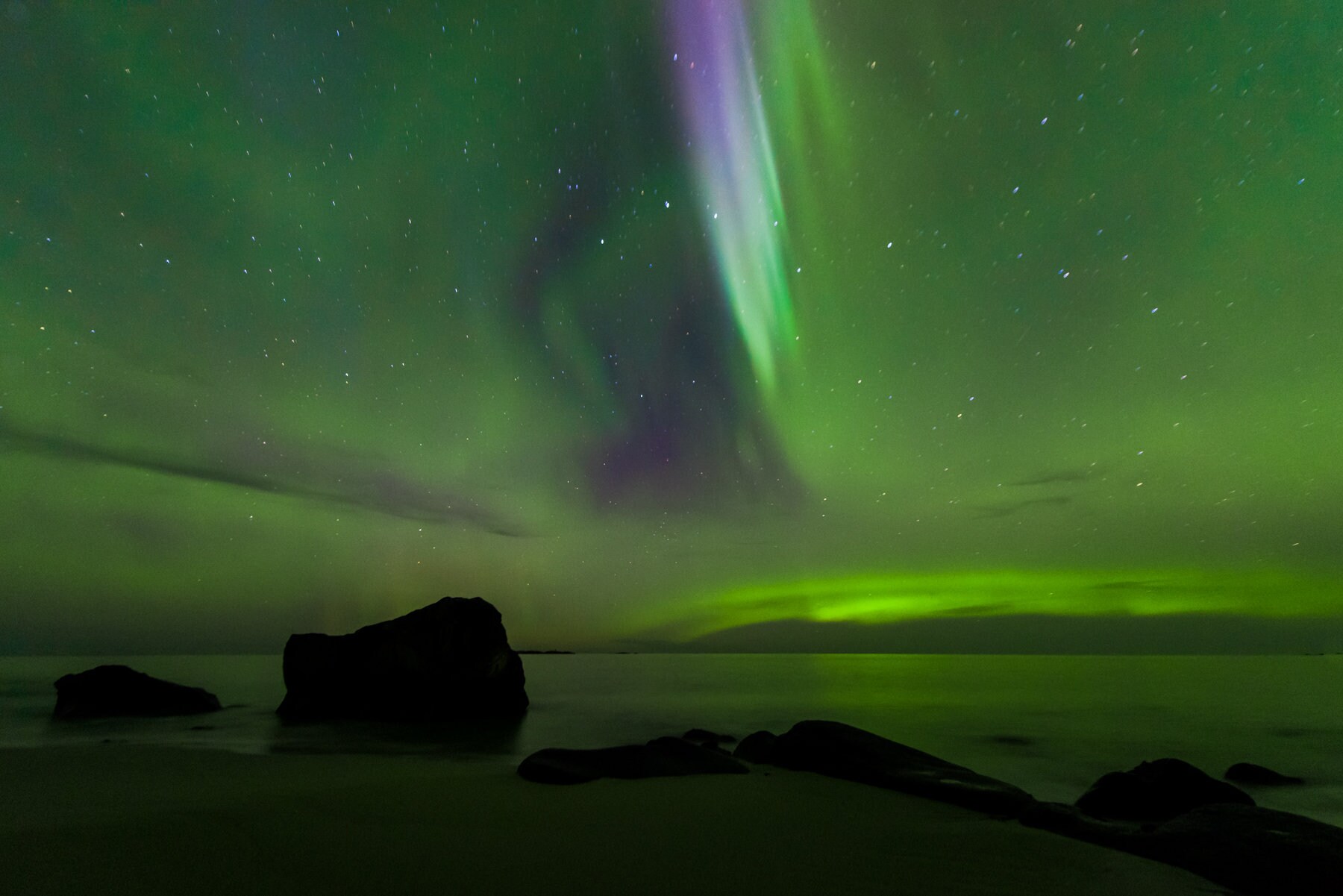 Northern Lights Print, Aurora Borealis Art, Norway Night Photo, "aurora ...