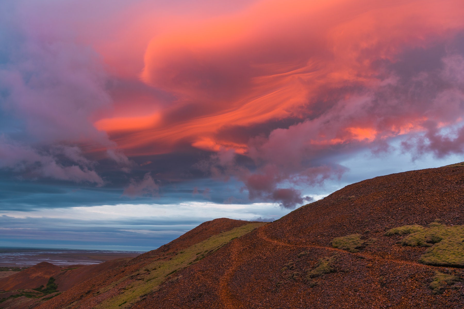 Iceland Sunset Print, Angel Cloud Photo, Iceland Metal Art "iceland ...