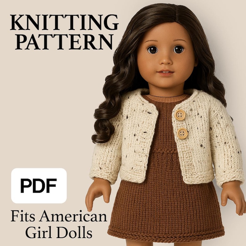 Pattern Easy Doll Sweater - Etsy