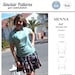 Knit Drawstring Top Pdf Pattern / Top Pattern / Sewing Pattern for ...