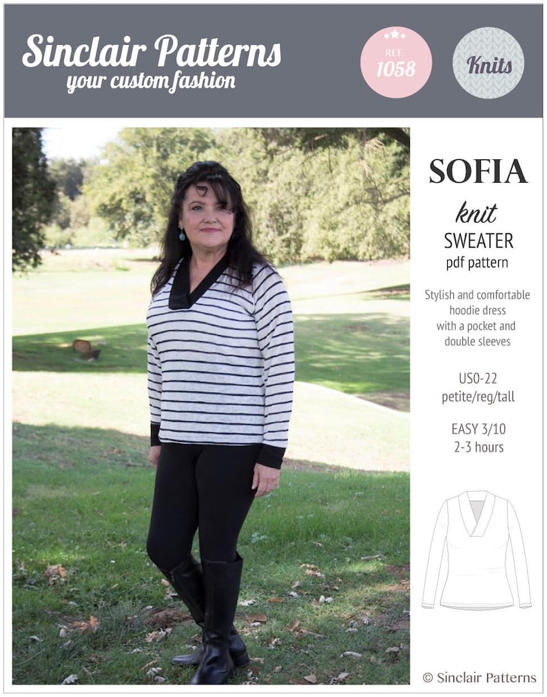 Sweater Sewing Pattern /PDF Sewing Patterns for Women / Sewing - Etsy ...