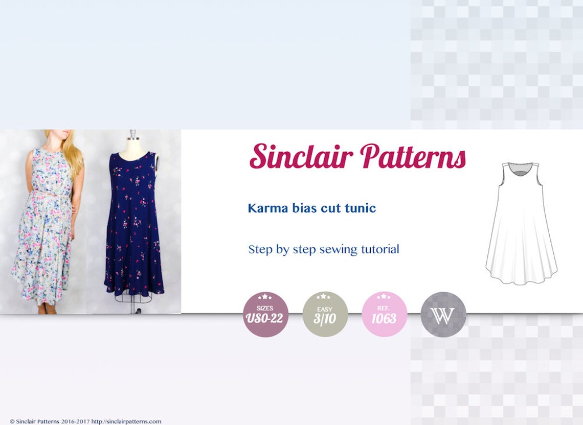 PDF Sewing Patterns for Women / Tunic Pdf Pattern/ Summer - Etsy