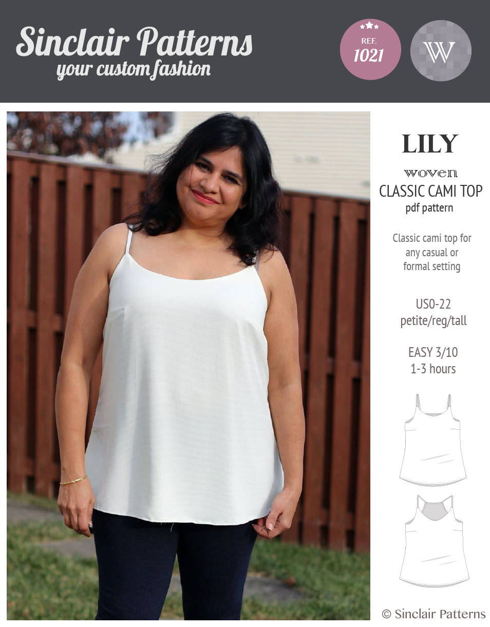 Cami Top Sewing Pattern Pdf /PDF Sewing Patterns for Women / | Etsy