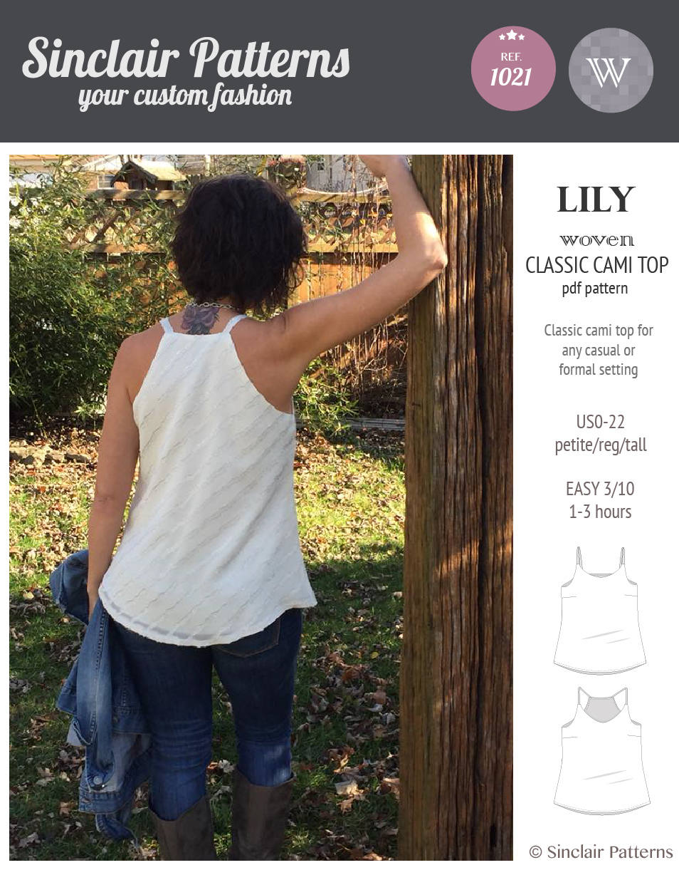 Cami Top Sewing Pattern Pdf /PDF Sewing Patterns for Women / - Etsy UK