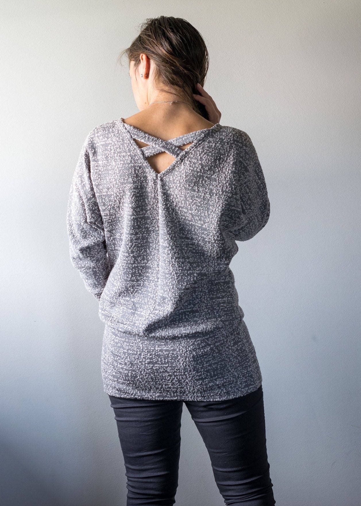 Batwing Knit Top Sewing Pattern Pdf /PDF Sewing Patterns for - Etsy ...