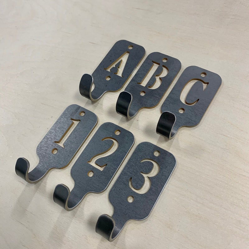 Letter Hooks - Etsy