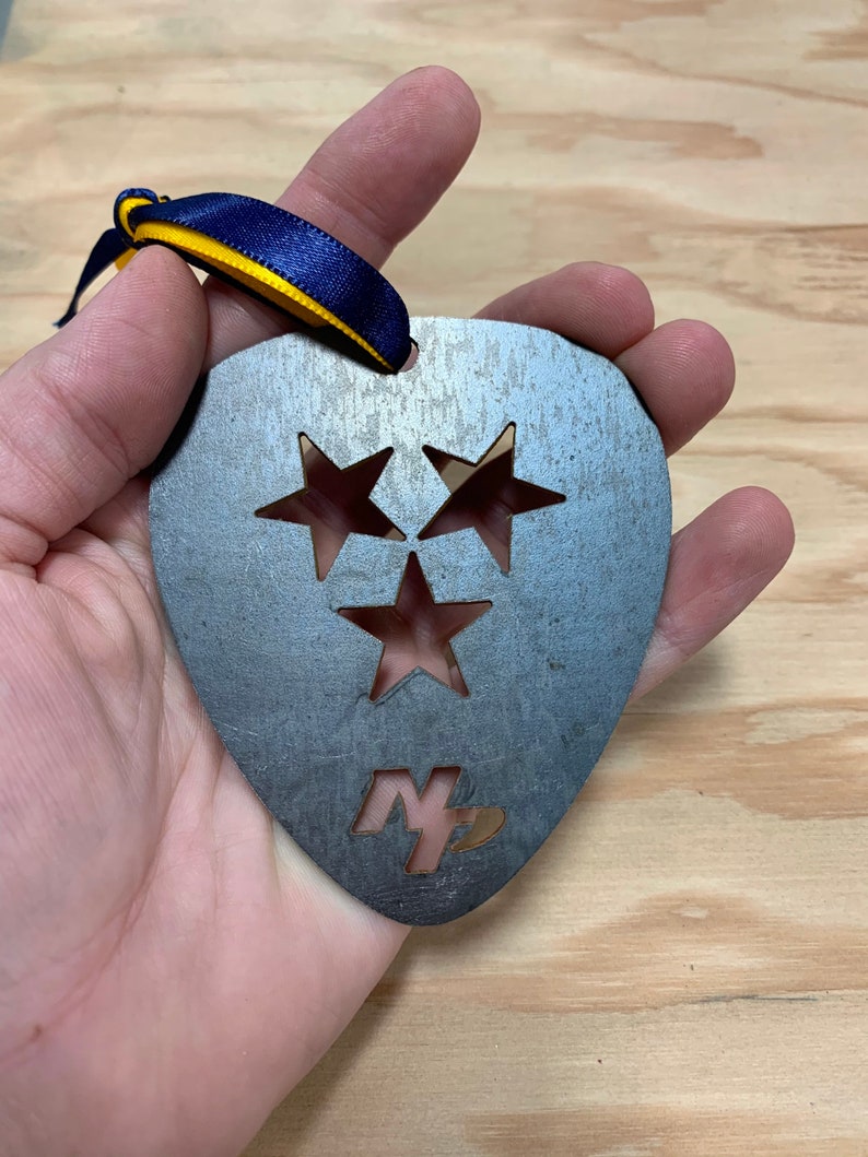 Tri-star Guitar Pick Nashville Predators Metal Christmas - Etsy