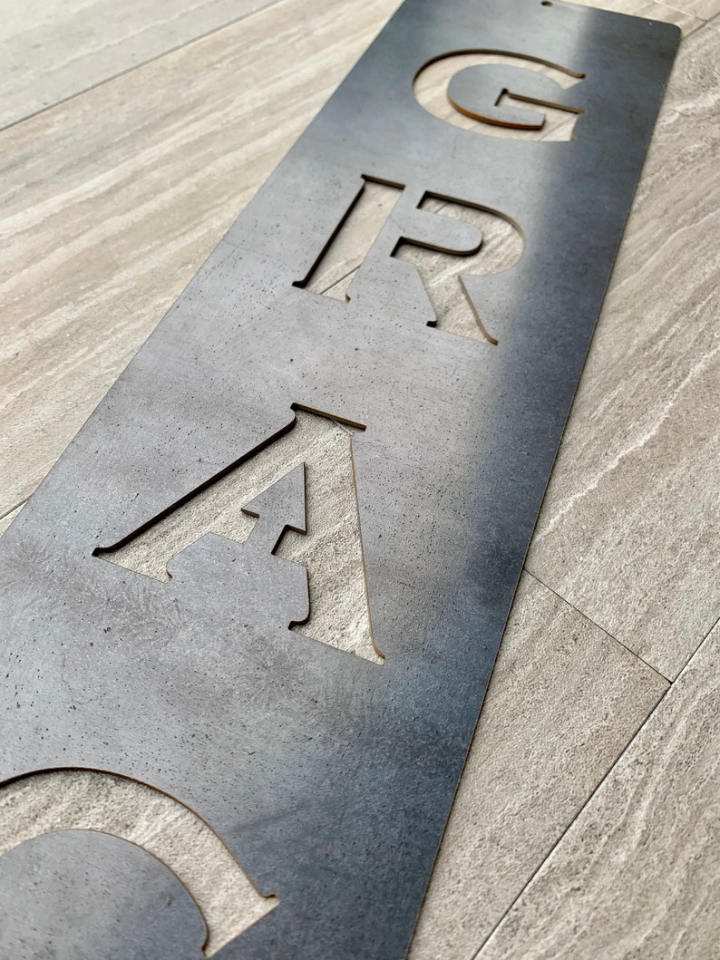 Grace Vertical Steel Sign Farmhouse Metal Signs Bedroom Wall - Etsy