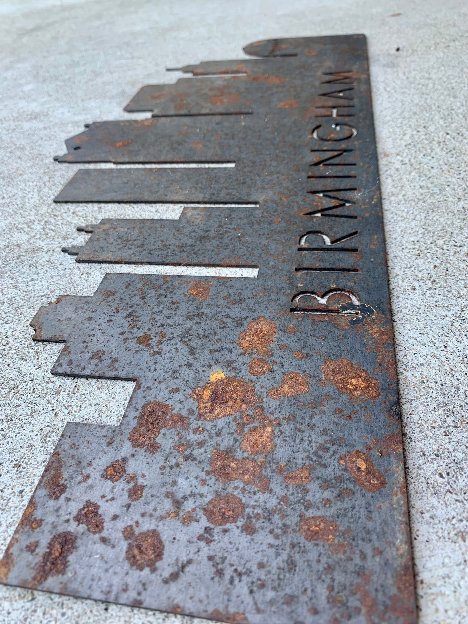 Birmingham Skyline Cityscape Skylines Metal Skylines Metal - Etsy