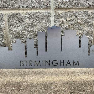 Birmingham Skyline, Cityscape, Skylines, Metal Skylines, Metal City ...