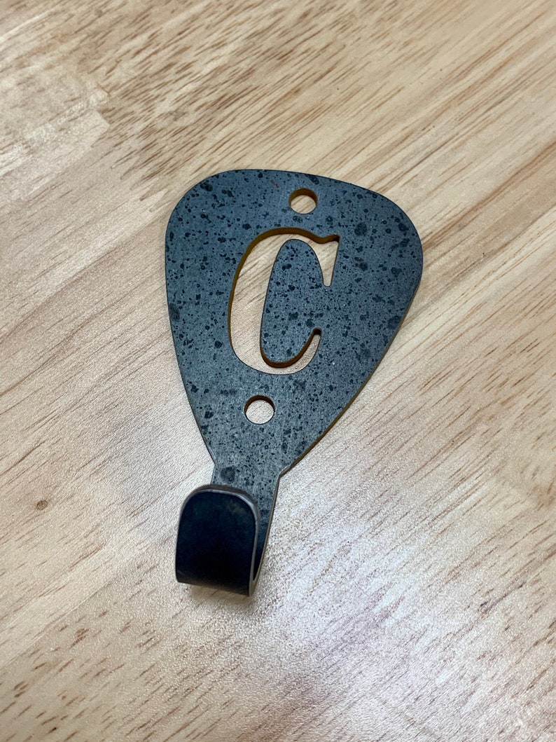 Metal Guitar Pick Shaped Initial Hooks Guitar Strap Backpack | Etsy