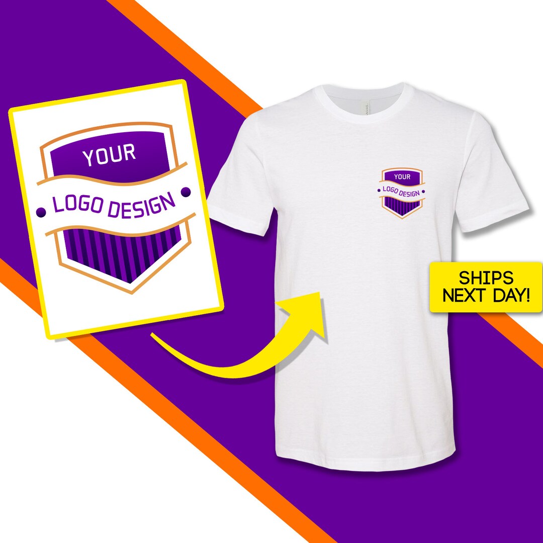 Pocket Logo T-shirt Personalized T-shirt Custom T-shirt - Etsy