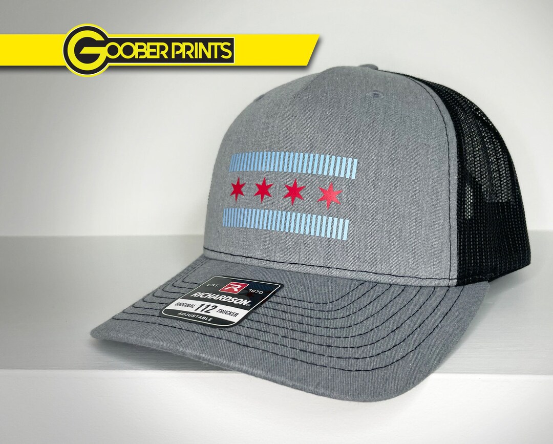 Chicago Flag Snapback - Chicago Hat - Custom Hat - Chicago Flag - Etsy