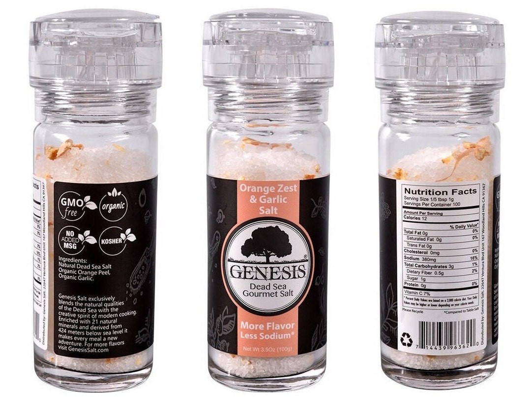 Orange Zest & Garlic Salt - Etsy Nederland