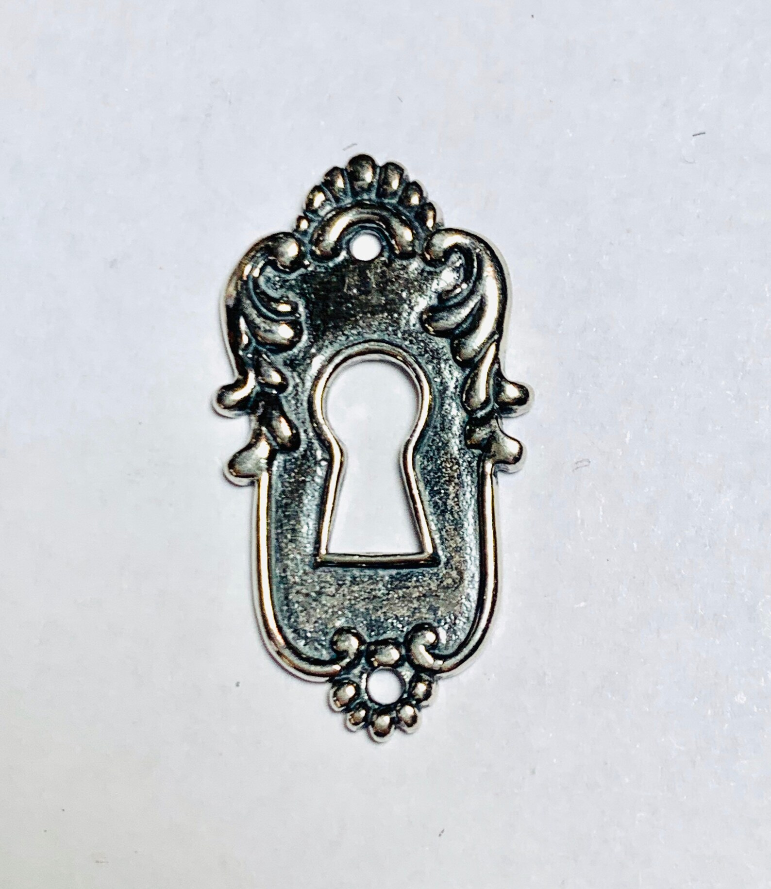 Sterling keyhole pendant Silver Keyhole Keyhole Necklace | Etsy