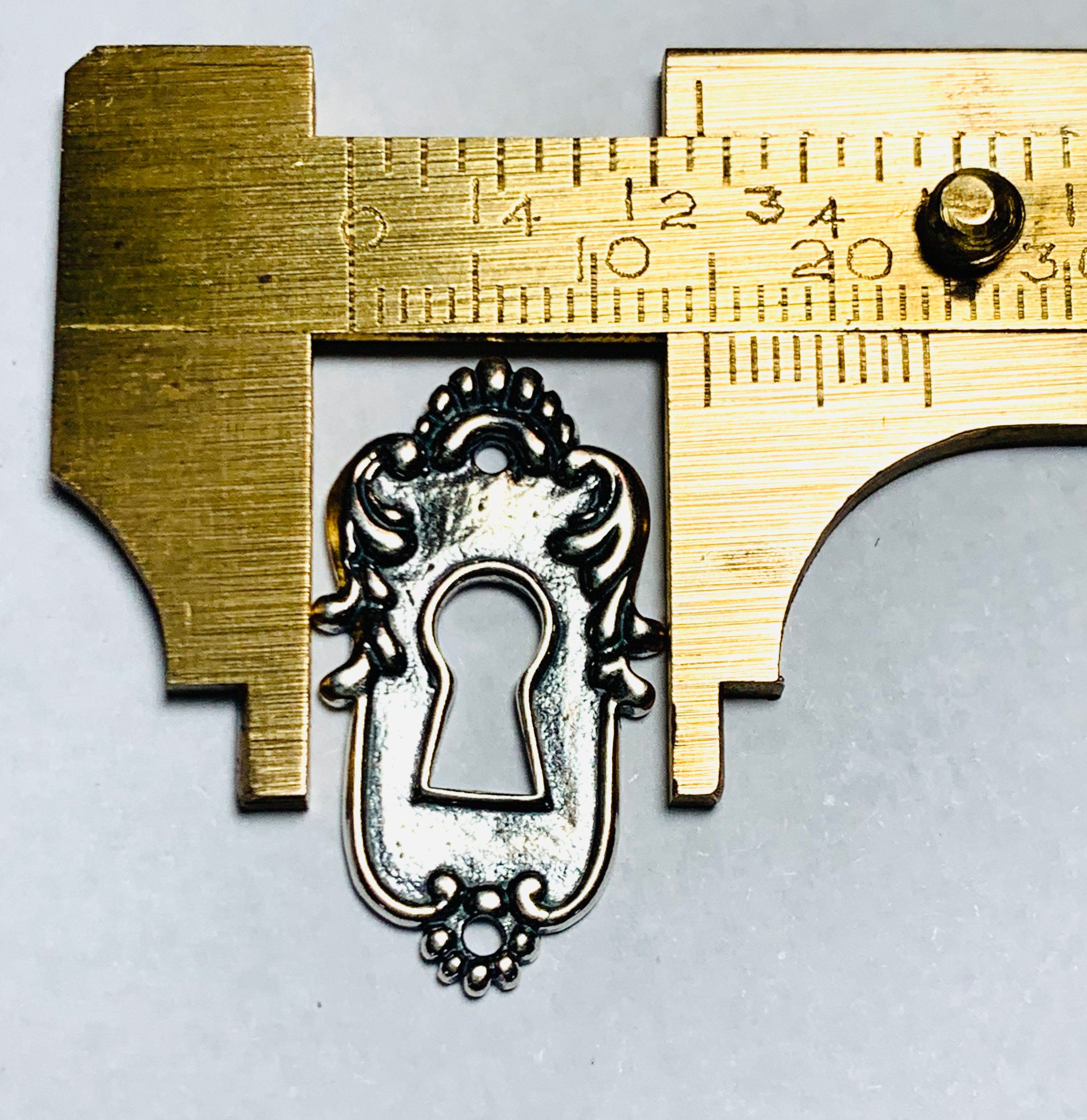 Sterling keyhole pendant Silver Keyhole Keyhole Necklace | Etsy