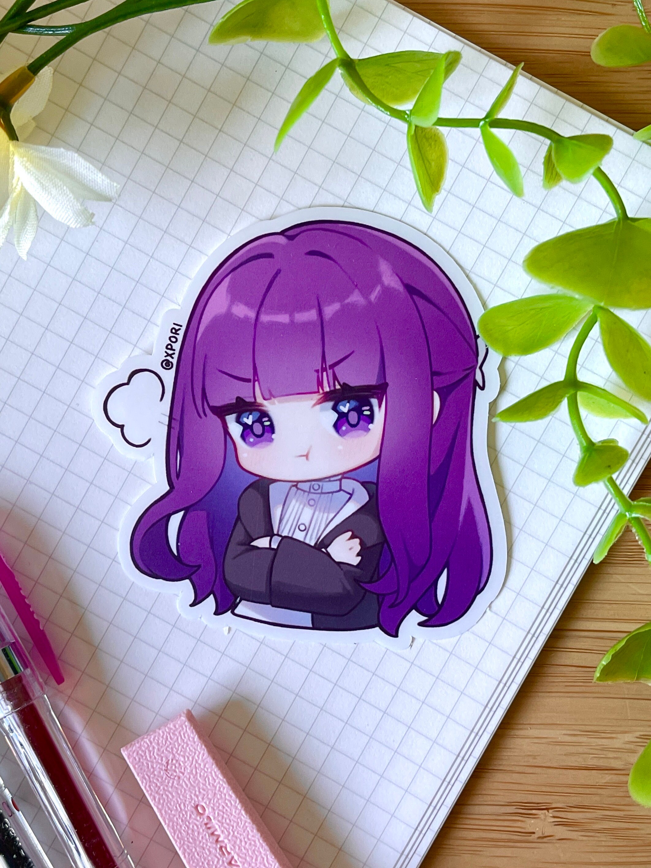 Sousou No Frieren Cute Frieren and Fern Stickers - Etsy