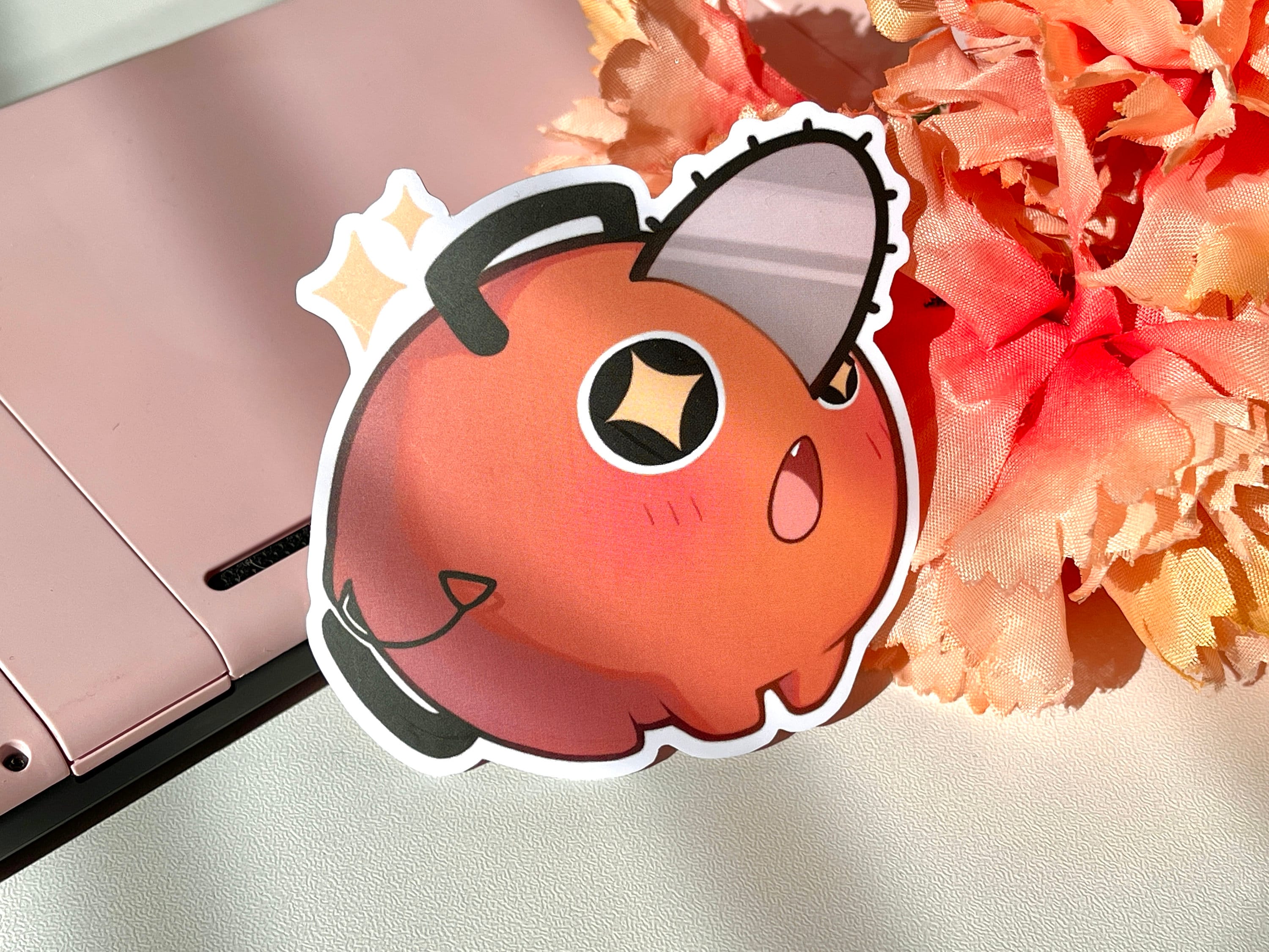 Chainsaw Man Pochita Sticker Japanese Manga Anime Vinyl Decal Kawaii ...