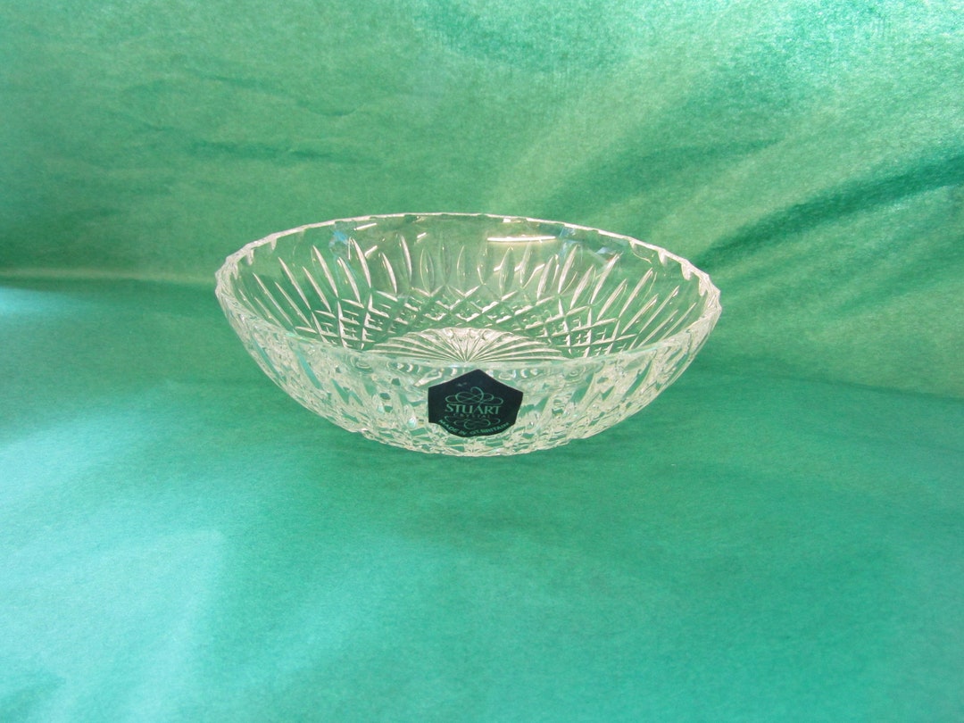 Stuart Crystal Dish - Etsy