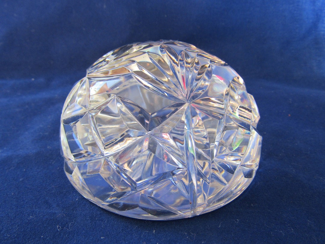 Cut Glass Paperweight - Etsy UK