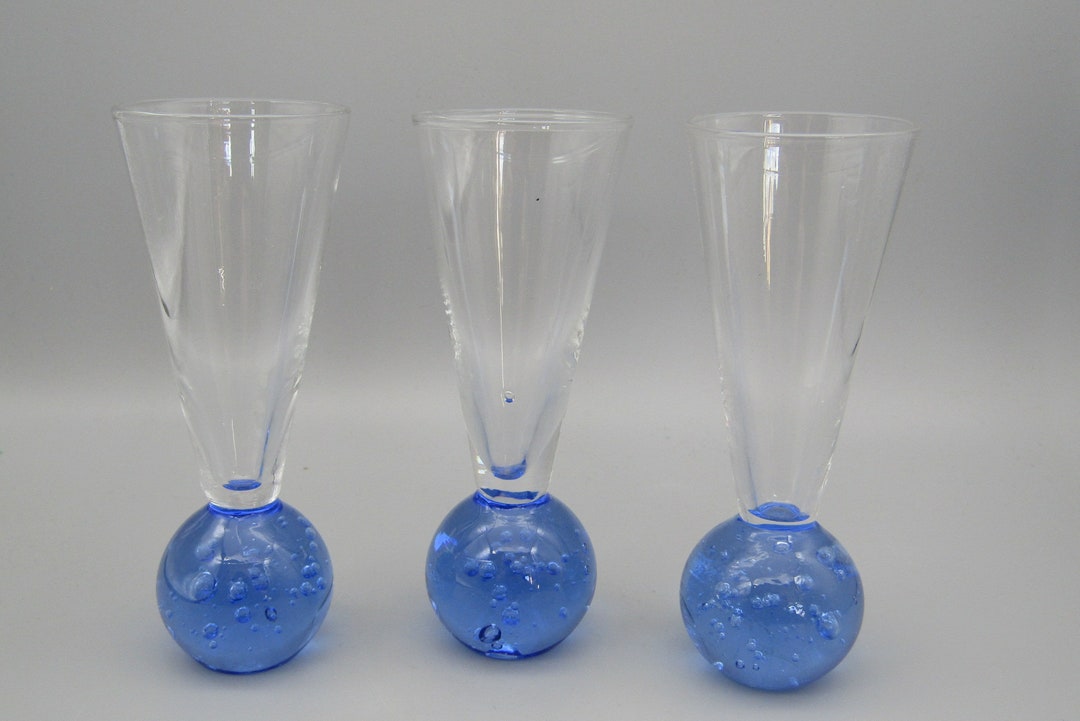 3 Bubble Bottom Bud Vases - Etsy