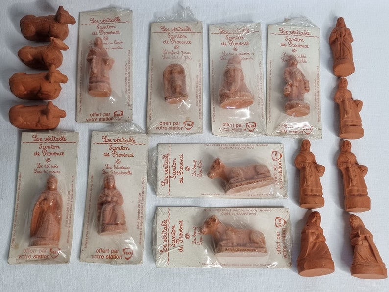 Provençal Clay Santons Collection by Claude Carbonel / Fina - 18-piece ...