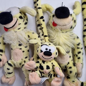 Set of 3 Marsupilami Plush Toys by Ajena - 35 Cm and 18 Cm Models With ...