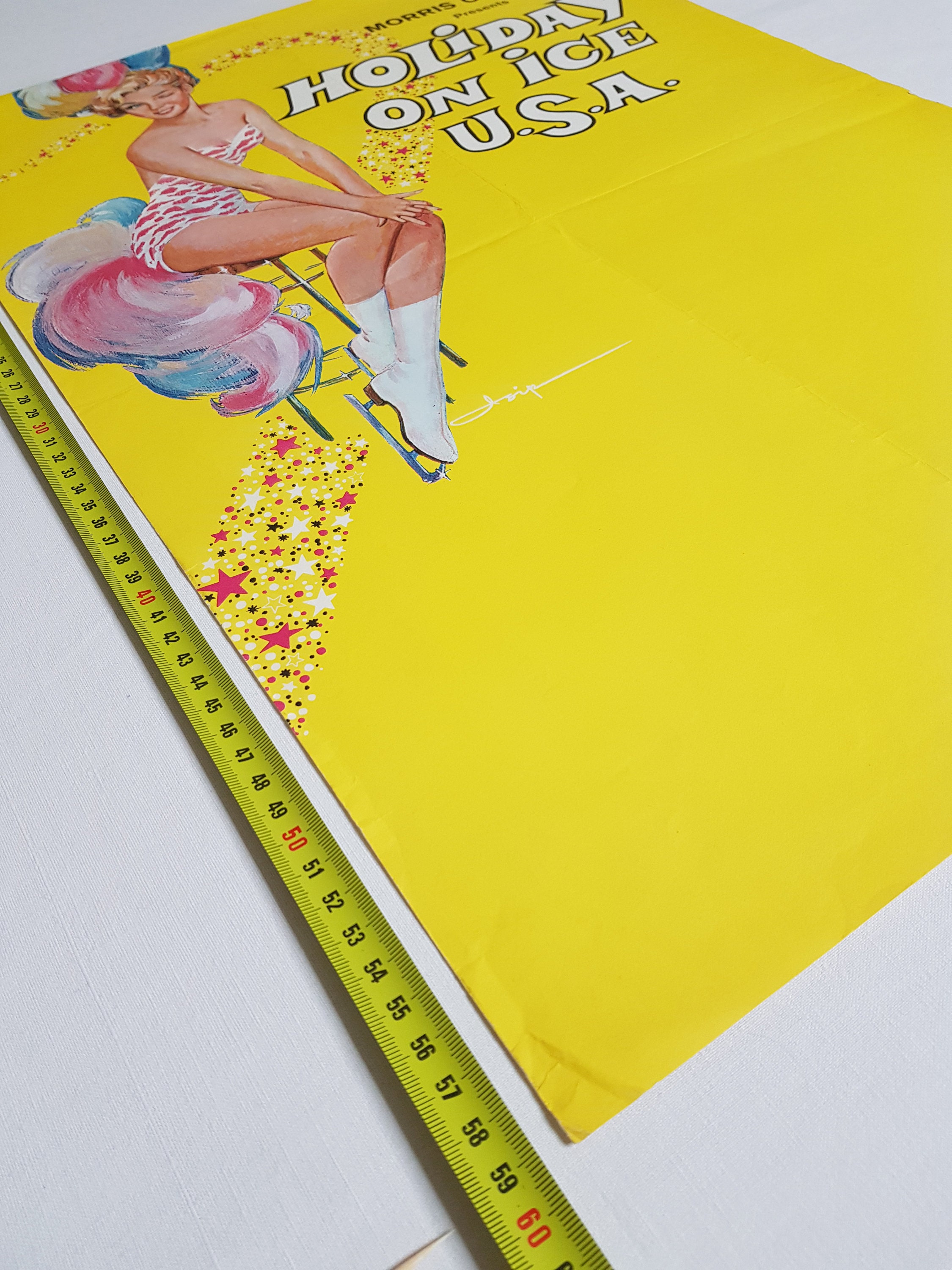 Poster holiday on Ice U.s.a Signed - Etsy