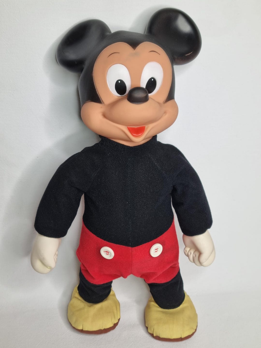 Vintage Marching Mickey Mouse Doll by Clodrey, Walt Disney Productions ...