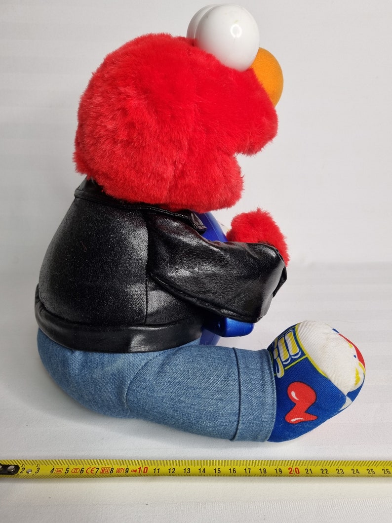 Vintage Animated Plush Elmo Rock N Roll, 90's, Tyco, Jim Henson Company ...
