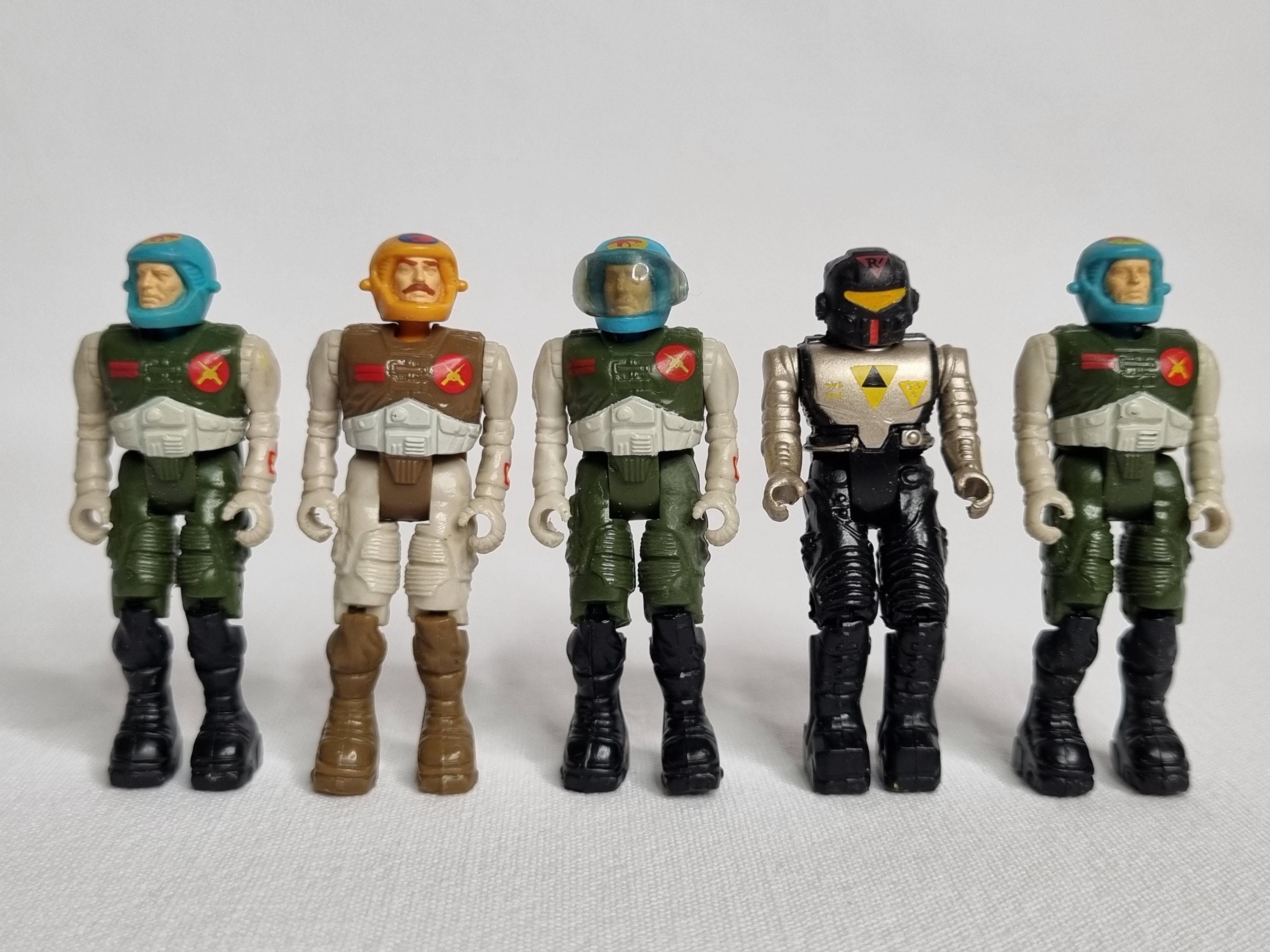Set of 5 Vintage Starcom Action Figures: Captain Vic "dakota" Hayes ...