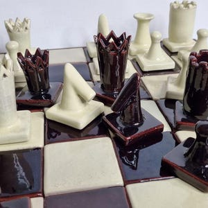 Original Glazed Terracotta Chess Set – Signed and Numbered 3/10 ...