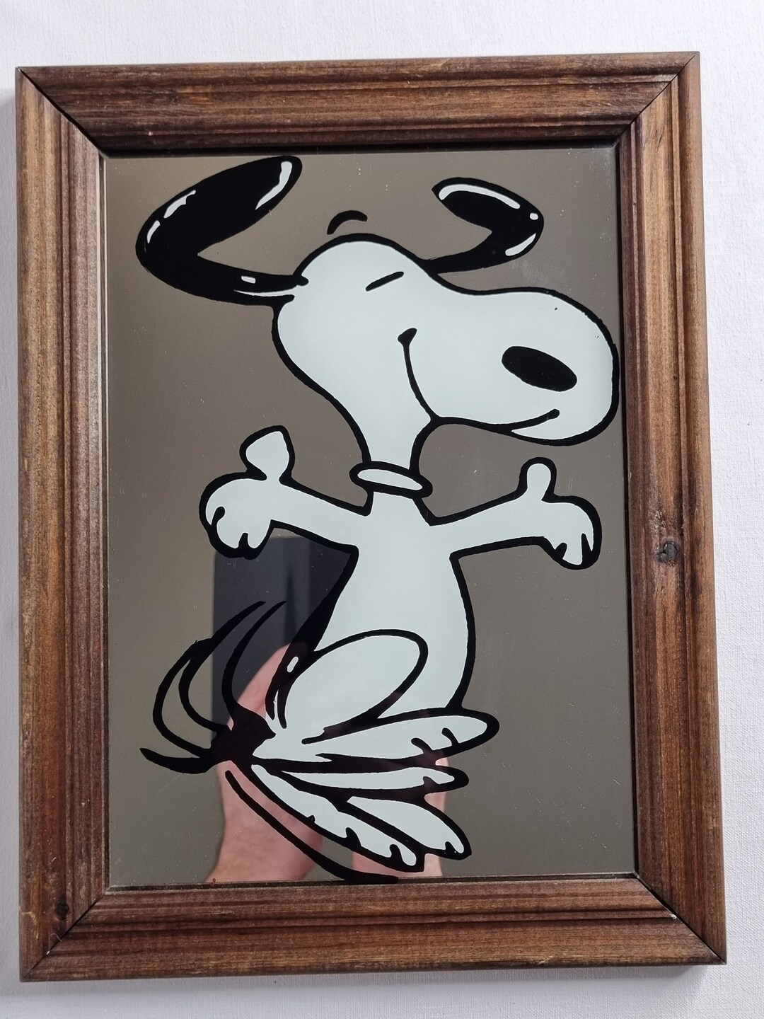 Original Vintage Peanuts/snoopy Dancing Mirror Frame, 1970s-1980s - Etsy