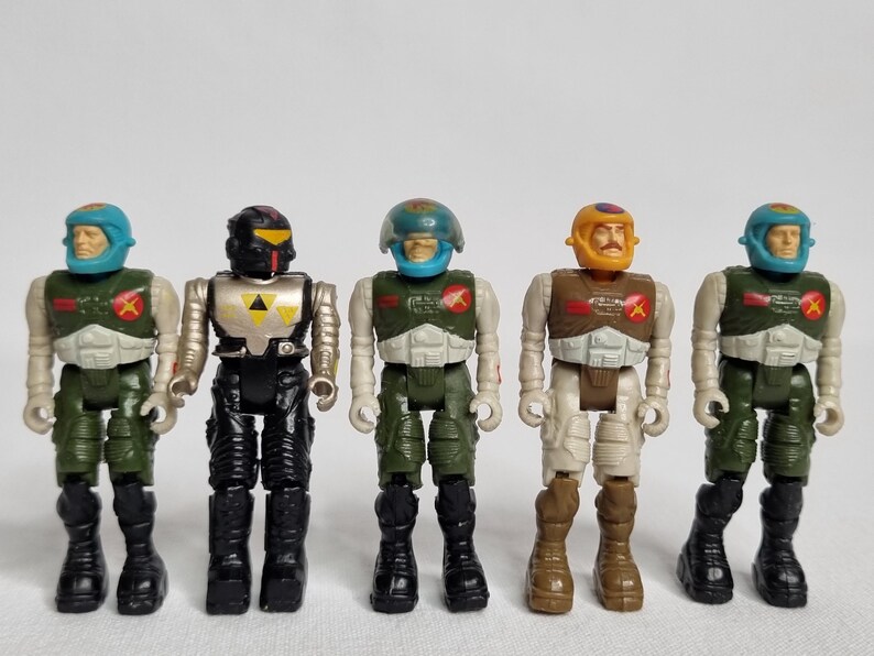 Set of 5 Vintage Starcom Action Figures: Captain Vic "dakota" Hayes ...