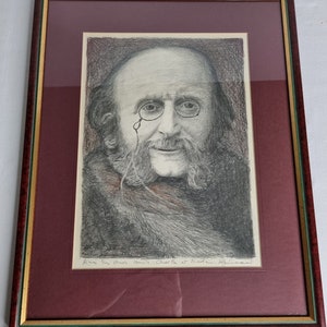 Portrait of Jacques Offenbach Inspired by a Nadar Photograph, Circa ...