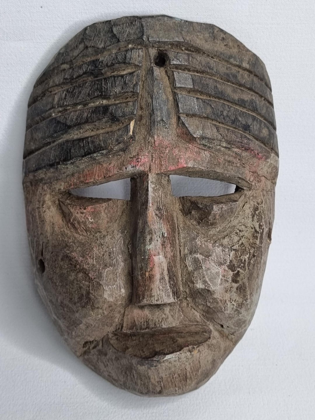 Ancient Ritual Wooden Mask, Himalaya, 20th Century – 19 Cm - Etsy