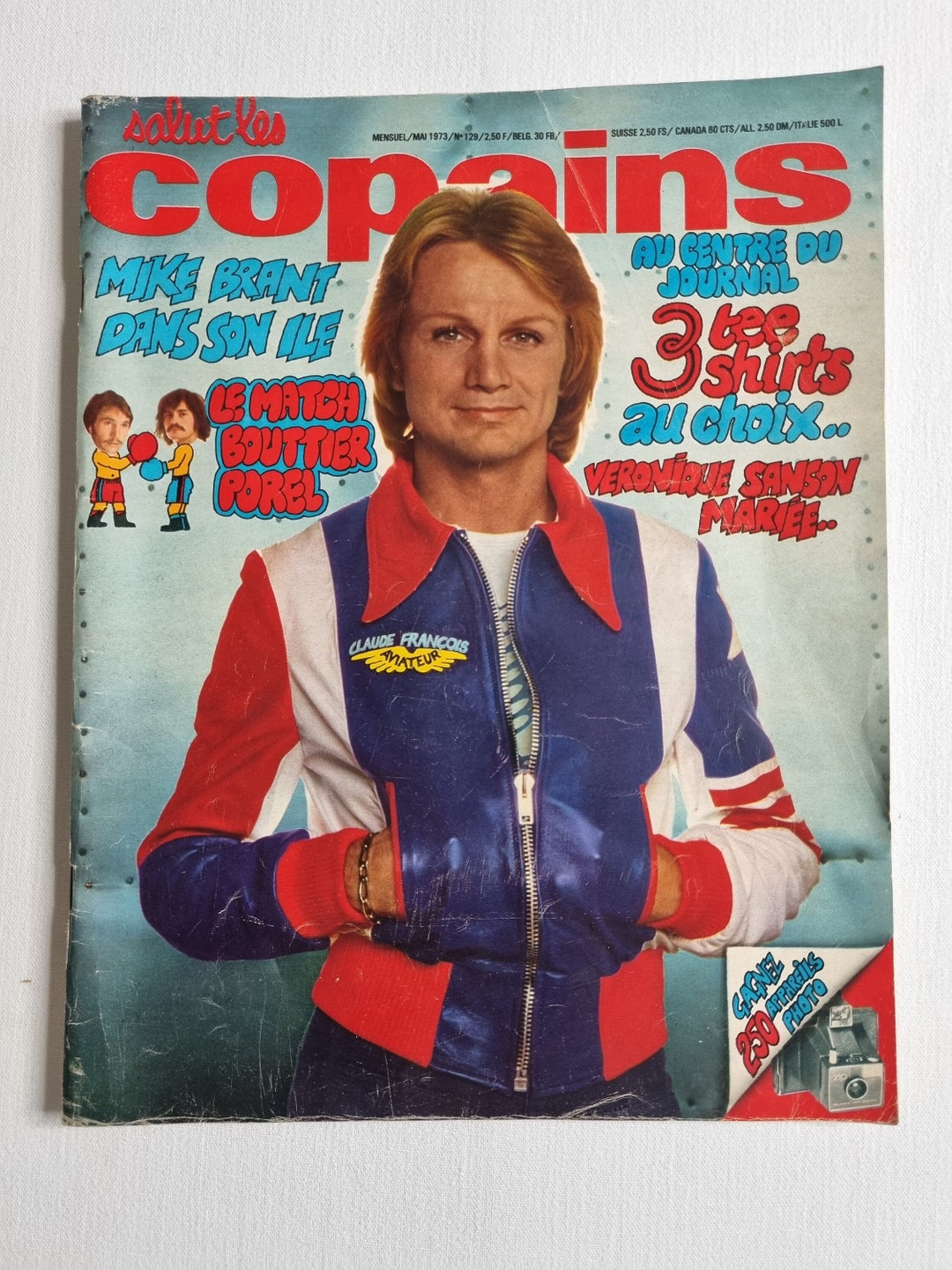 Salut les Copains - Édition de Collection, Mai 1973, Claude François en ...