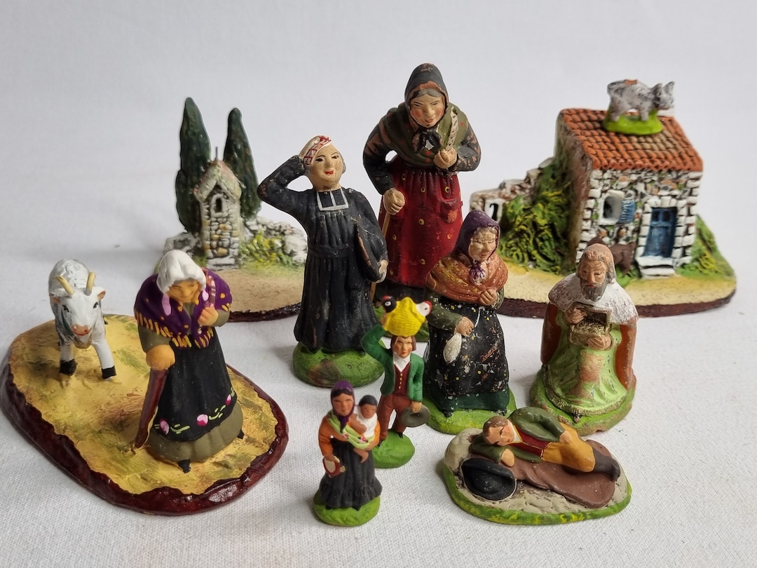 Provençal Santons and Decorations by Marcel Carbonel in Terracotta - Etsy