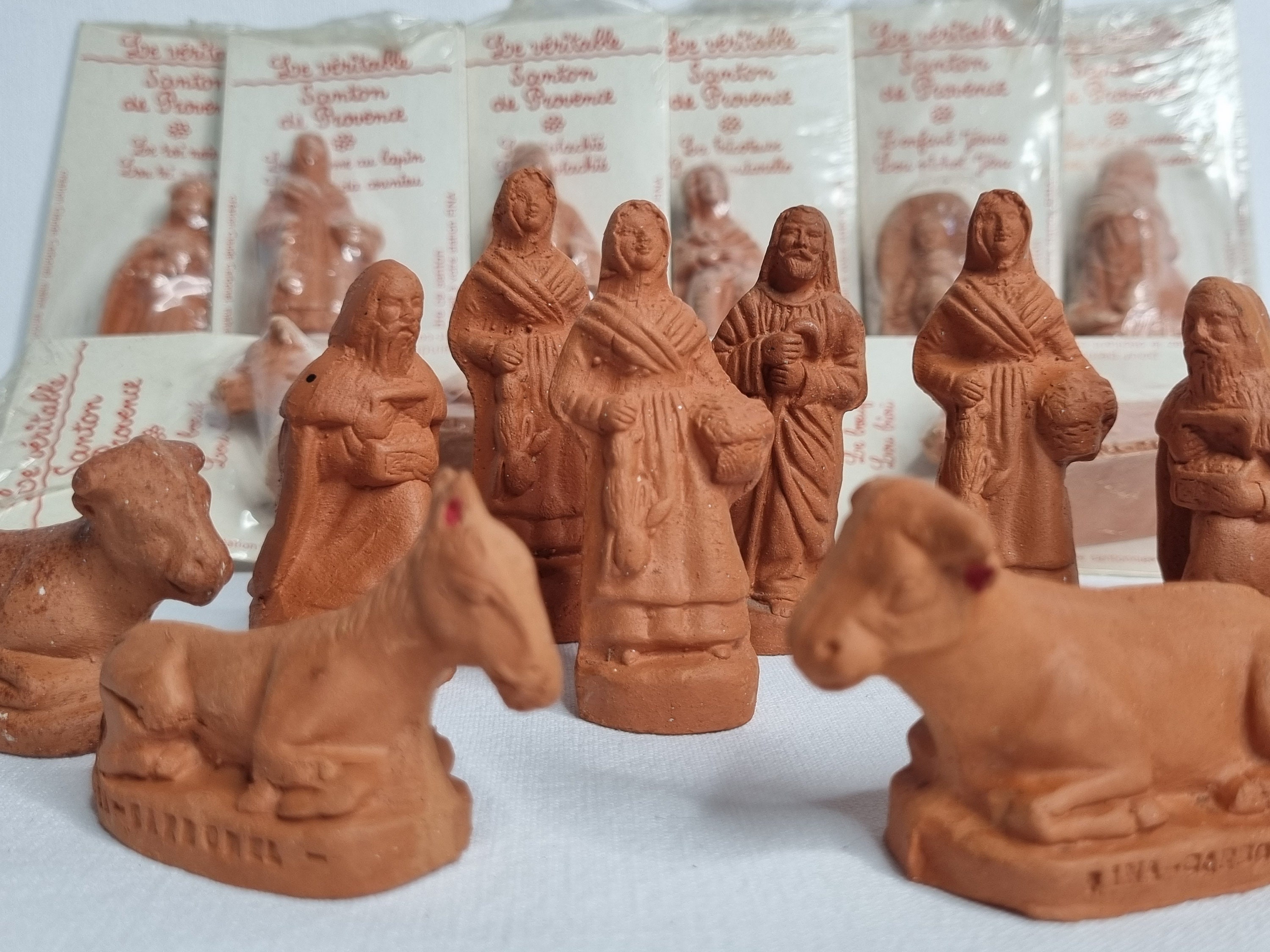Provençal Clay Santons Collection by Claude Carbonel / Fina - 18-piece ...