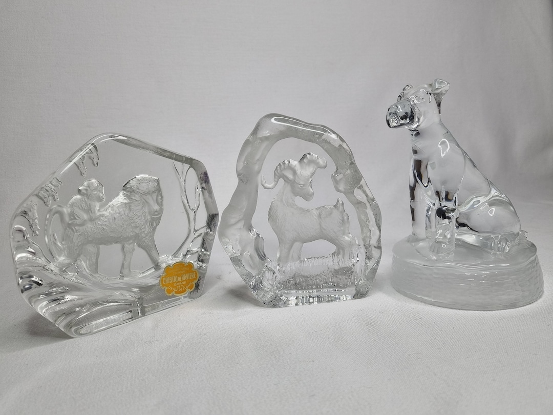 Bavarian Crystal Animals and Vintage Arques Crystal - Etsy