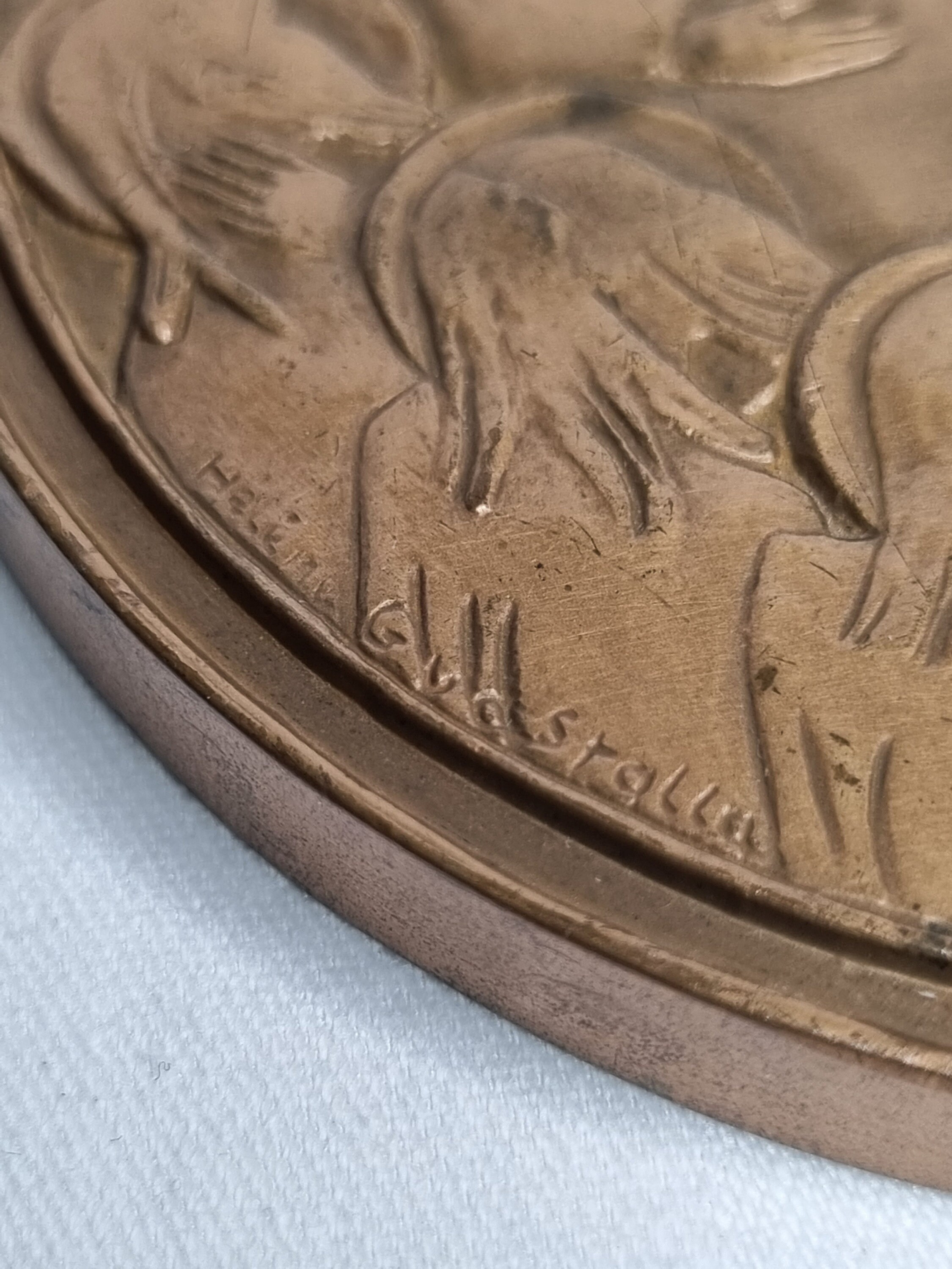 Medal, Paperweight, Jesus and the 12 Apostles, Hélène Guastalla, 1988 ...