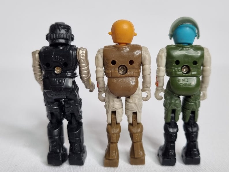 Set of 5 Vintage Starcom Action Figures: Captain Vic "dakota" Hayes ...