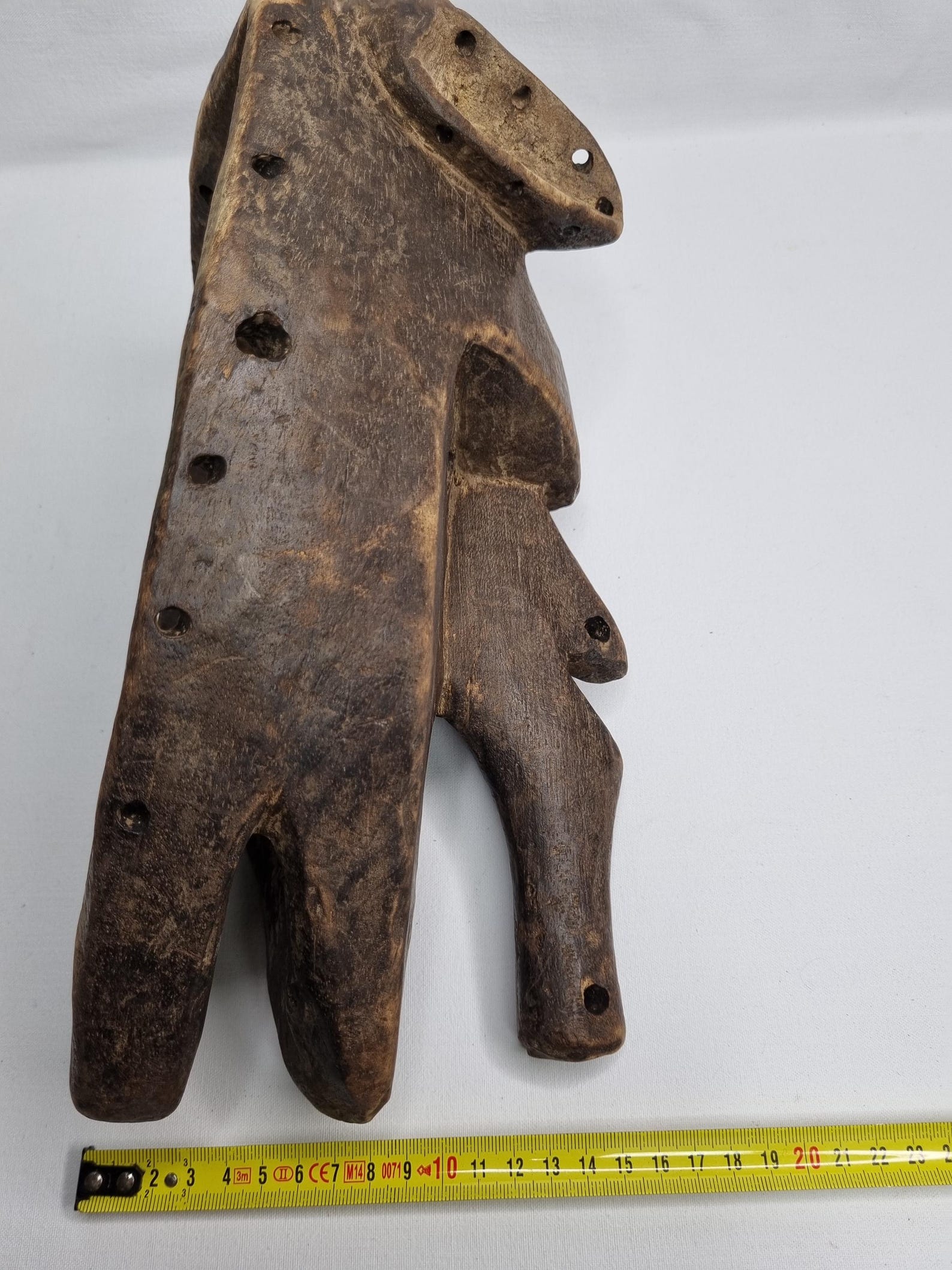 Suruku Hyena Mask of the Korè, Mali Bamana – Wooden Sculpture, Brown ...