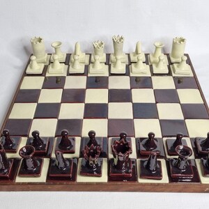 Original Glazed Terracotta Chess Set – Signed and Numbered 3/10 ...
