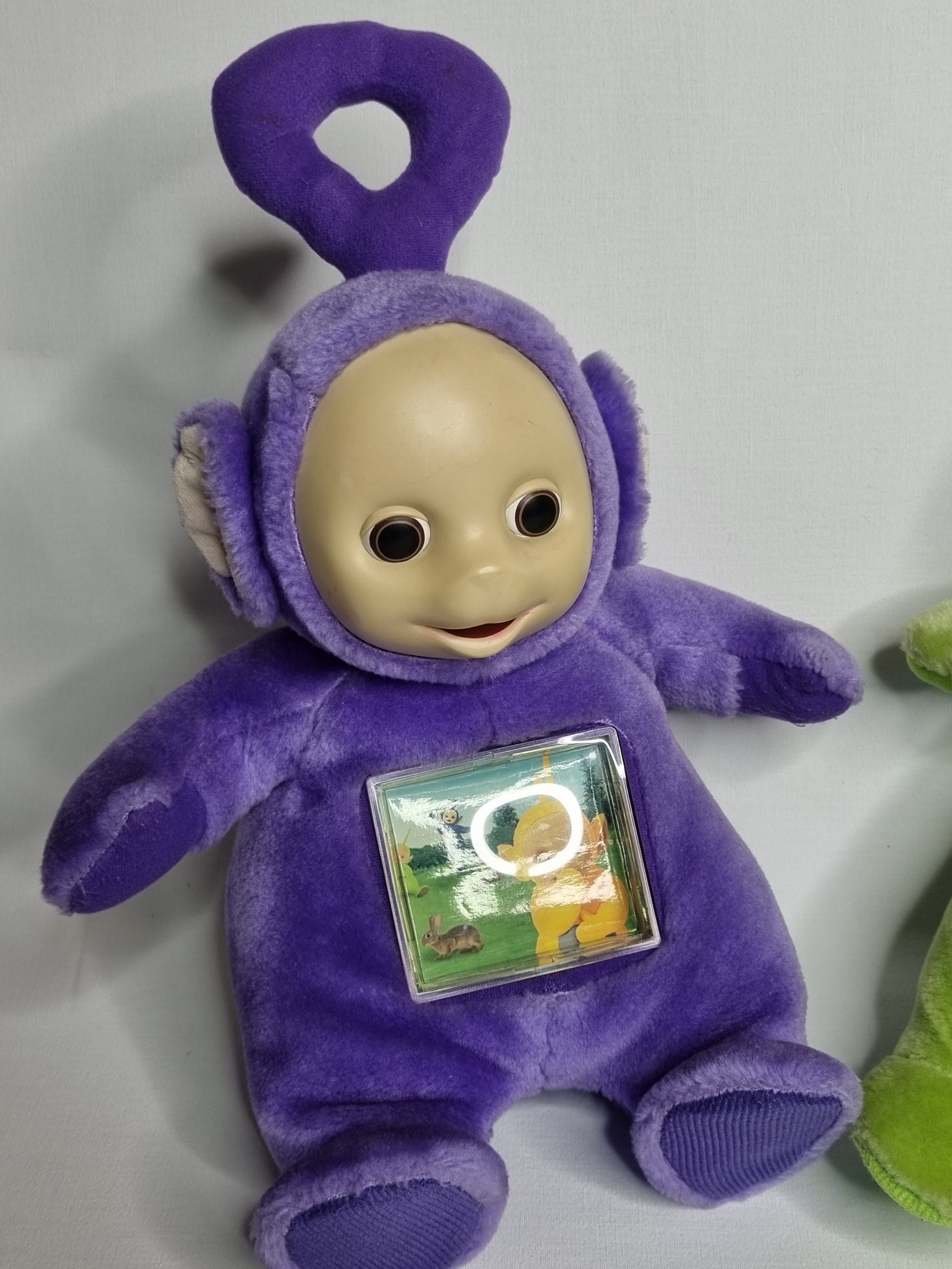 Vintage Teletubbies Dolls: Tinky Winky and Dipsy With Belly Screens, 30 ...