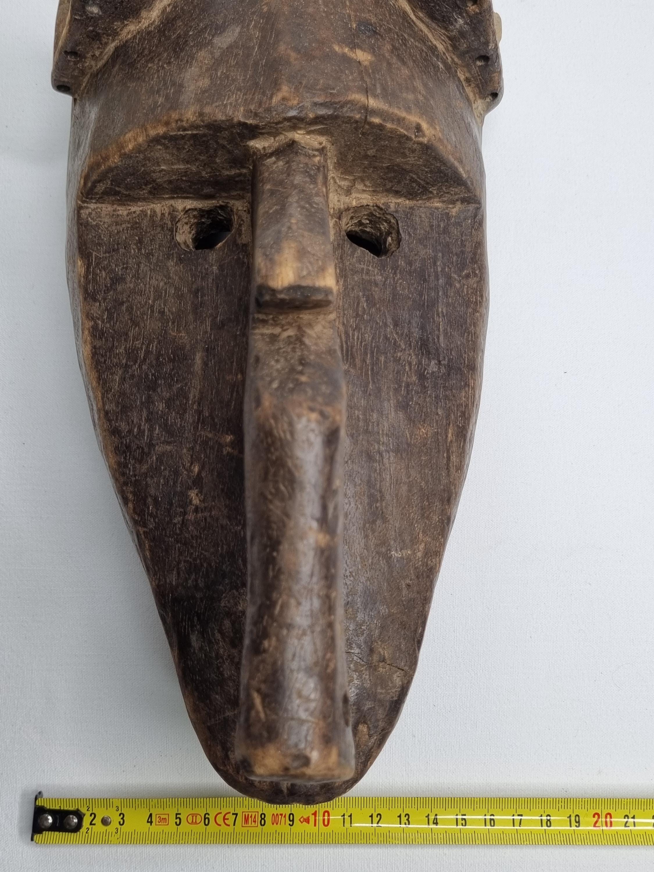 Suruku Hyena Mask of the Korè, Mali Bamana – Wooden Sculpture, Brown ...