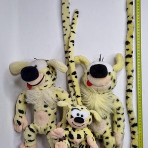 Set of 3 Marsupilami Plush Toys by Ajena - 35 Cm and 18 Cm Models With ...